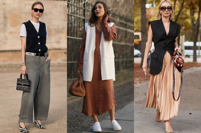 OOTD Rompi ala Street Style yang Cocok Dipakai untuk Outfit ke Kantor ...