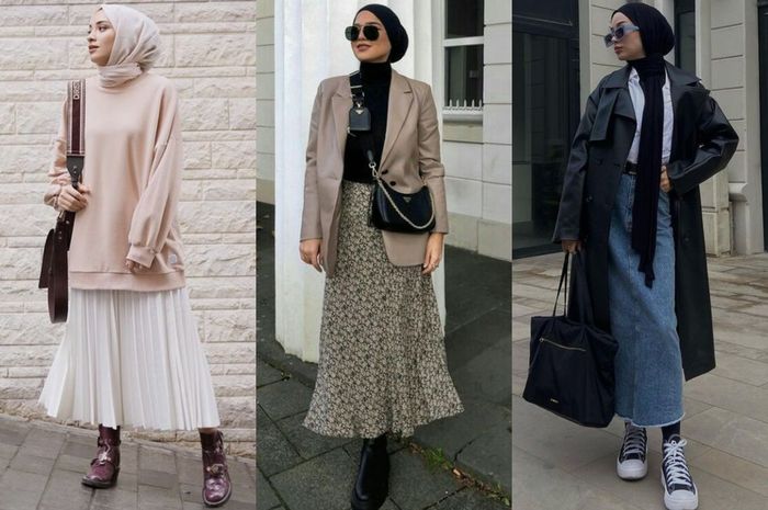 Referensi OOTD Rok Hijab yang Simpel Tapi Modis untuk Sehari-hari - Stylo