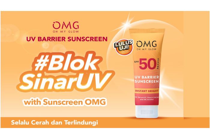 Review OMG UV Barrier Sunscreen SPF 50 PA++++: Sunscreen Baru dengan ...
