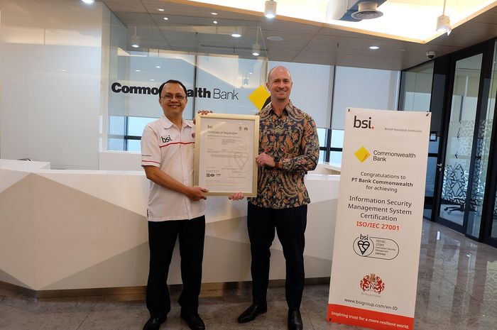 Lindungi Keamanan Data Nasabah, Bank Commonwealth Raih ISO 27001 - Info ...