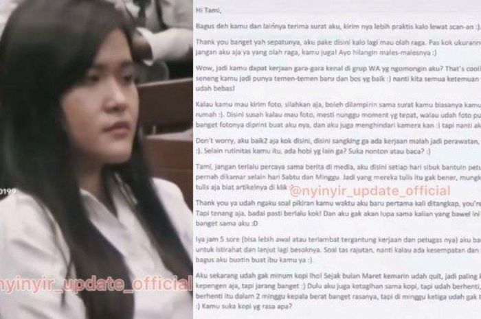 Heboh Tulisan Surat Jessica Wongso untuk Sahabat di Hari Ulang Tahun: Jangan Percaya Berita di ...