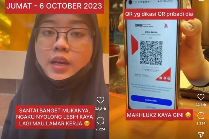Waspada! Viral Kasir 19 Tahun Curi Uang Rp45 Juta dengan Mengganti QRIS ... Waspada! Viral Kasir 19 Tahun Curi Uang Rp45 Juta dengan Mengganti QRIS ...