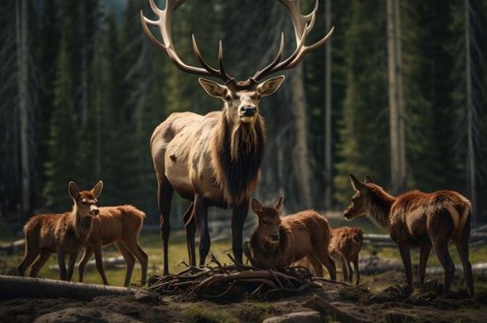 10 Fakta Menarik Moose, Spesies Terbesar dari Keluarga Rusa - Kids