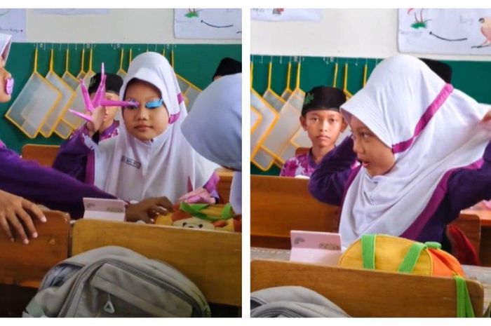 Tingkah Bocah SD Cosplay Jadi Ibu-ibu Pejabat Ini Viral di Media Sosial ... Tingkah Bocah SD Cosplay Jadi Ibu-ibu Pejabat Ini Viral di Media Sosial ...
