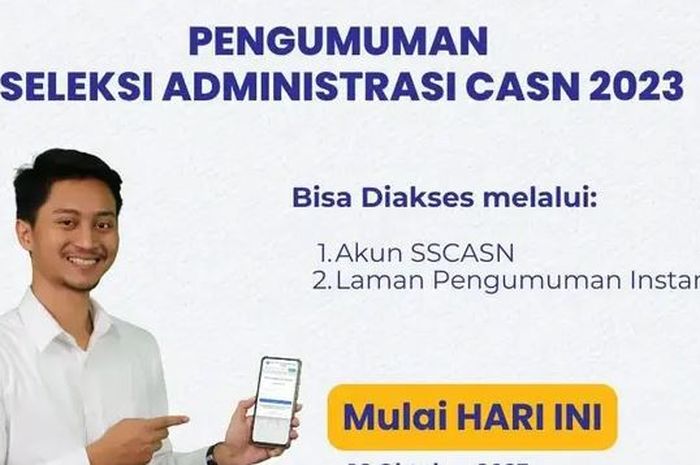 55 Link Pengumuman Hasil Seleksi Administrasi Cpns Dan Pppk 2023