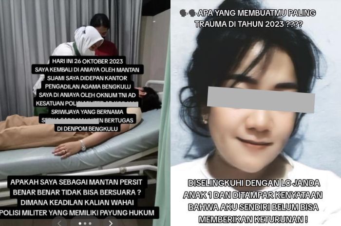 Viral Oknum TNI Diduga Tendang Mantan Istrinya Hingga Berlumuran Darah, Eks Ibu Persit Ngaku ...