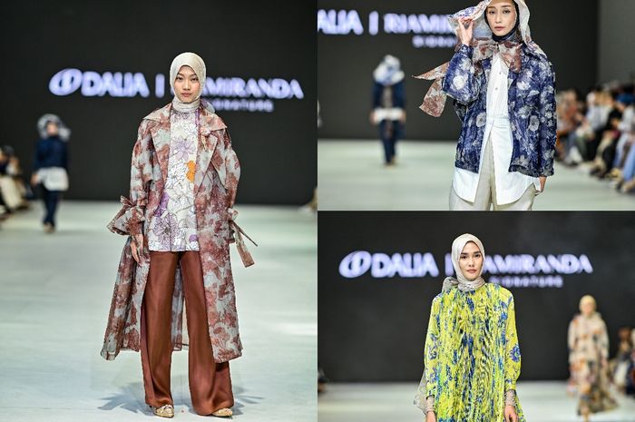 Tren Fashion Hijab 2024 di JFW 2024. Buttonscarves hingga Ria Miranda ...