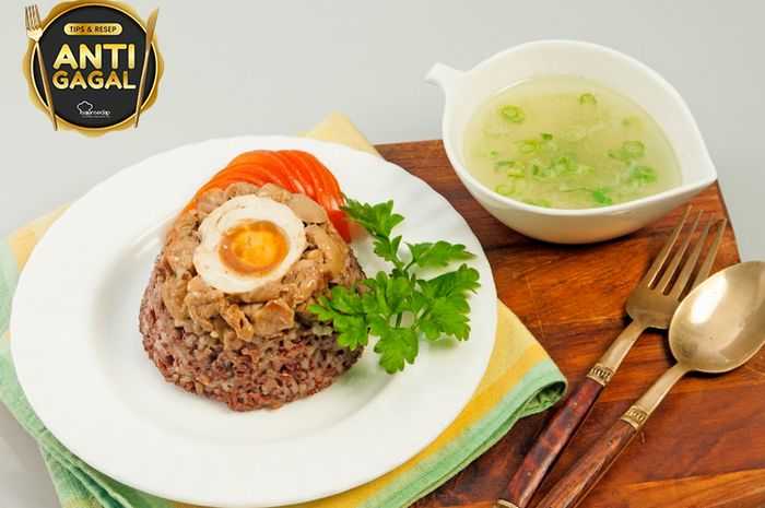 Resep Nasi Merah Tim Telur Asin, Menu Sehat Dan Enak yang Bisa Bikin ...