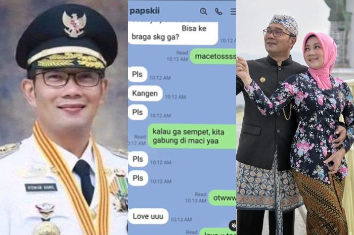 Bucinnya Ridwan Kamil ke Atalia Praratya, sang Mantan Gubernur Kepergok ...