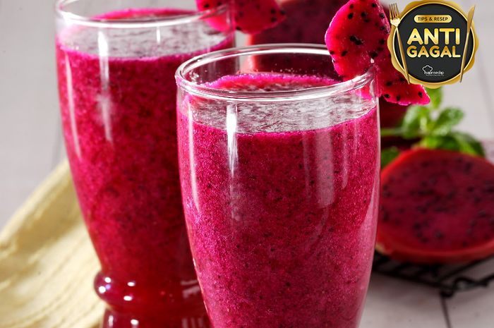 6 Bahan Sederhana Ini, Bisa Menghasilkan Resep Jus Buah Naga Stroberi ...