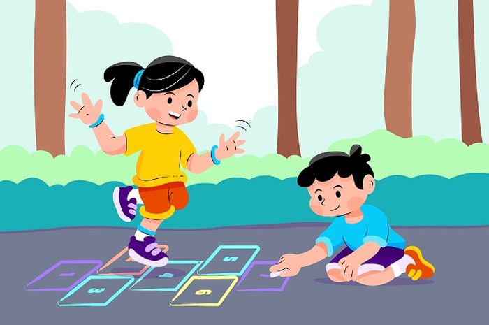 Sudah Ada Sejak Zaman Kekaisaran Romawi Kuno, Ini Cara Bermain Engklek ...