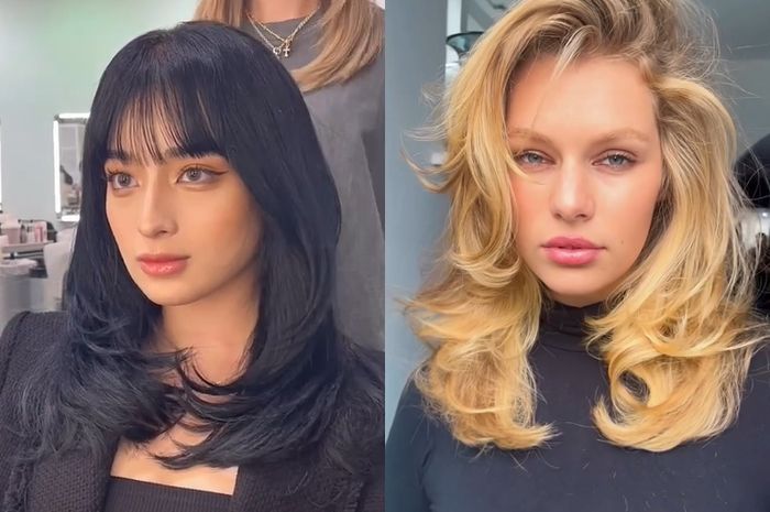 Inspirasi Model Rambut Butterfly Cut Sebahu Tren Model Rambut 2024 Stylo