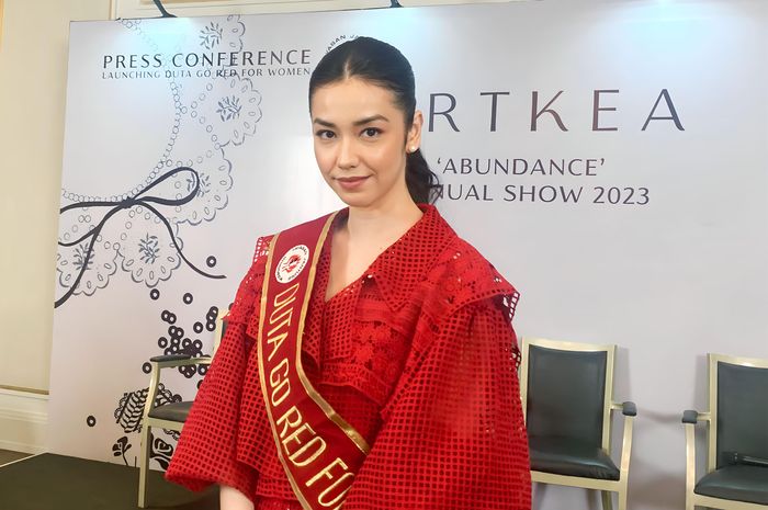 Terpilih Jadi Duta Go Red For Women, Velove Vexia Ajak Perempuan Lebih ...