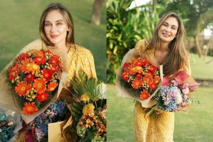 Heboh! Luna Maya Berhasil Tangkap Buket Bunga dari Pernikahan BCL dan Tiko Aryawardhana, Rekan ...