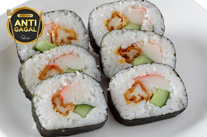 5 Resep Sushi Simpel Bisa Dibuat Kapan Saja, Rasanya Mirip Buatan ...