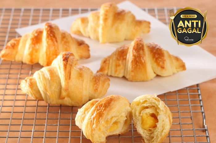 Cara Bikin Resep Croissant with Custard Filling, Kreasi Camilan Viral ...