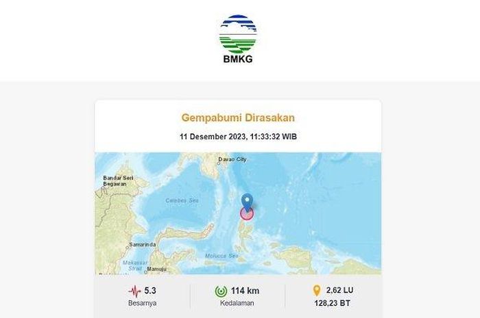 Maluku Utara Dilanda Gempa M 5,3, Ini Penjelasan BMKG tentang Sumber dan Kedalaman Gempa Bumi ...