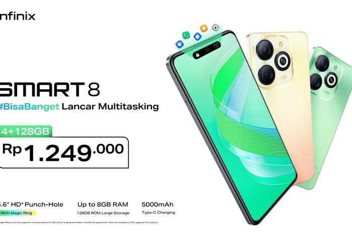 Alasan Beli HP Infinix Smart 8 Series, Harga Murah dan Baterai Jumbo ...