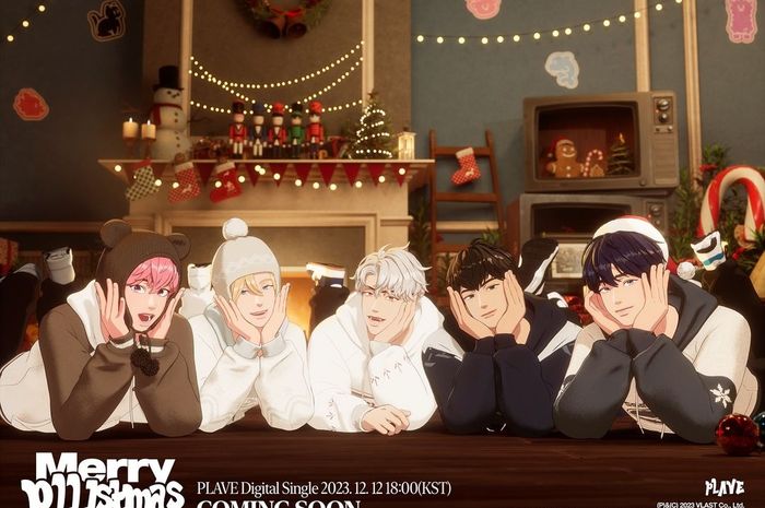 Boyband K-pop Virtual PLAVE Rilis Lagu Baru Merry PLLIstmas Jelang Natal