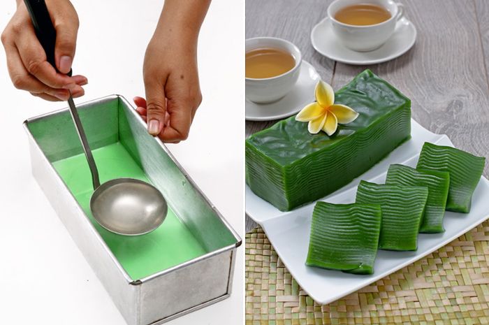 5 Kunci Membuat Lapis Pandan Cantik dan Harum Seperti Buatan Penjual ...