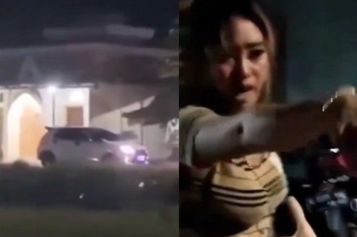 Badannya Sempoyongan Diduga Mabuk, Viral Wanita di Pekalongan Ugal-ugalan hingga Nyaris Tabrak ...