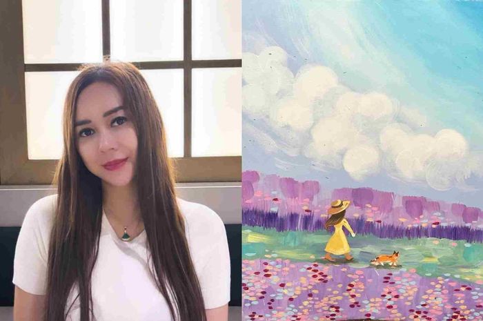 Keren Banget, Aura Kasih Bagikan Beberapa Foto Lukisan Buatannya ...