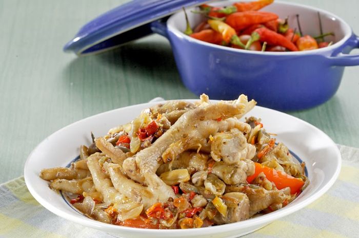 Tips Membuat Ceker Mercon Enak Dan Empuk Selezat Buatan Rumah Makan, Gampang Ditiru - Sajian Sedap