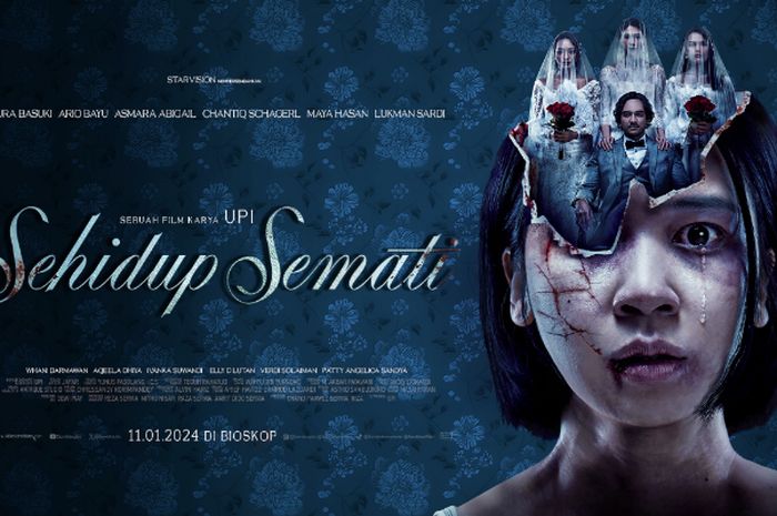 Tayang Januari 2024, Intip Poster dan Trailer Film Thriller Horror Sehidup Semati! - CewekBanget