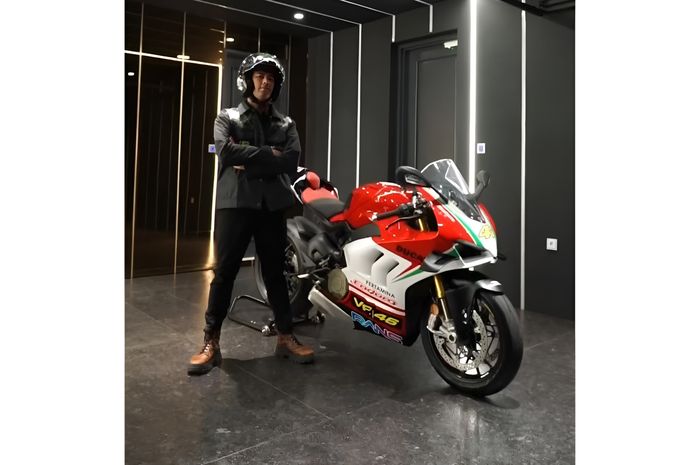 Raffi Ahmad Ikut Kompetisi Desain Livery Motor Tim VR46, Motor Ducati ...