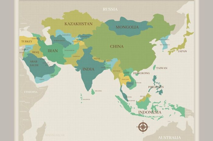 Daftar Negara yang Termasuk Kawasan Asia Selatan, Materi IPS Kelas 6 SD ...