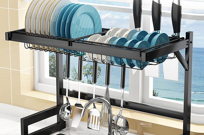 5 Rekomendasi Rak Piring Simple Nan Cantik Di Bawah Rp 200 Ribu ...