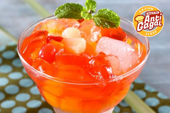 Resep Es Jeli Buah Campur, Menu Takjil Segar Pelepas Dahaga Usai Puasa ...