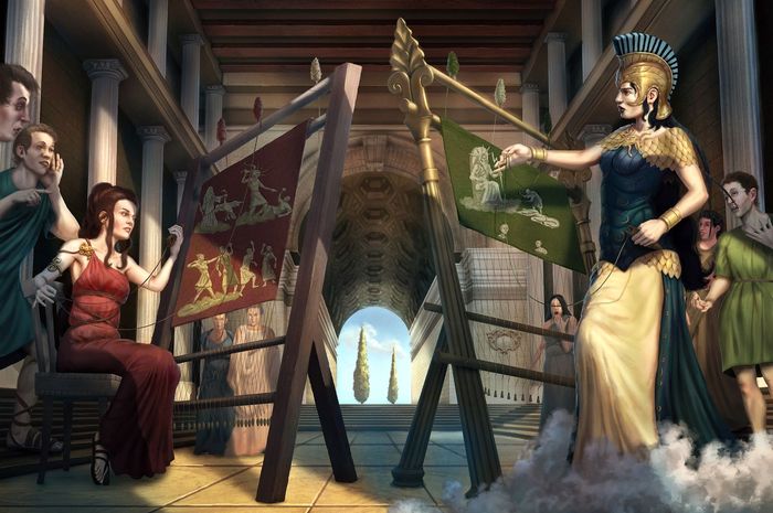 Seteru Athena dan Arachne, Hingga Menentang Dewa-Dewa Mitologi Yunani ...