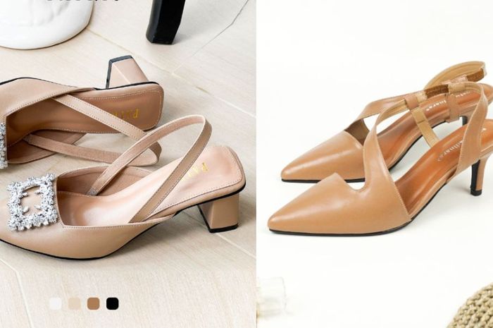 3 Mules Heels Cantik 100 Ribuan, Hacks Gamis Lebaran yang Kepanjangan ...