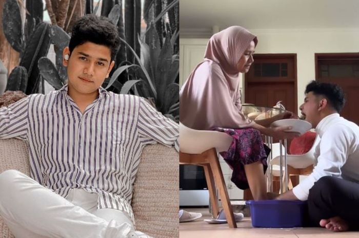 Dulu Dicap Anak Durhaka, Syakir Daulay Kini Pamer Momen Basuh Kaki Ibunda