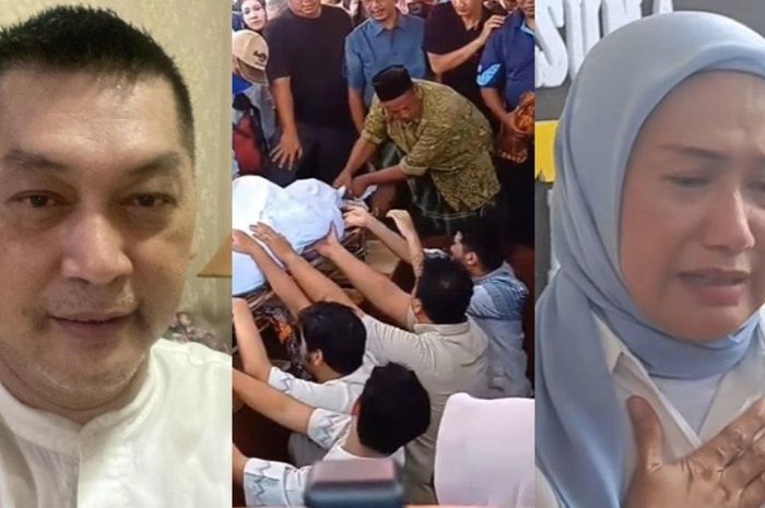 3 Anak Donny Kesuma Ikut Turunkan Jasad Ayahnya ke Liang Lahat, Intip Potret Haru Pemakaman Sang ...
