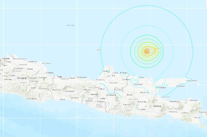 Analisis Gempa Bawean dan Sesar Tua Pola Meratus di Laut Jawa - Halaman ...