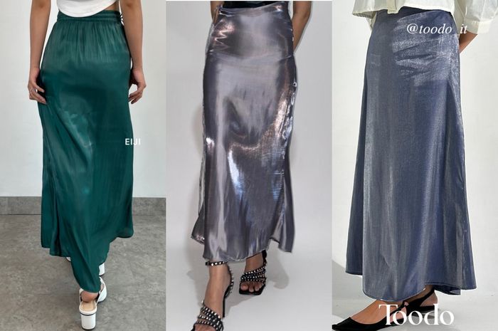 Glamor di Kondangan dengan 3 Rok Shimmer Murah Harga Mulai 70 Ribuan ...