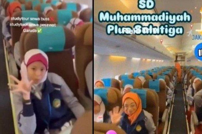 Viral Siswa SD di Salatiga Study Tour ke 3 Negara dengan Pesawat Garuda ...