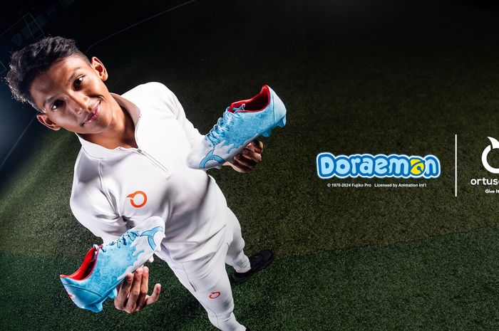 Luncurkan Sepatu Bola dengan Karakter Doraemon, Ortuseight Bawa Nuansa ...