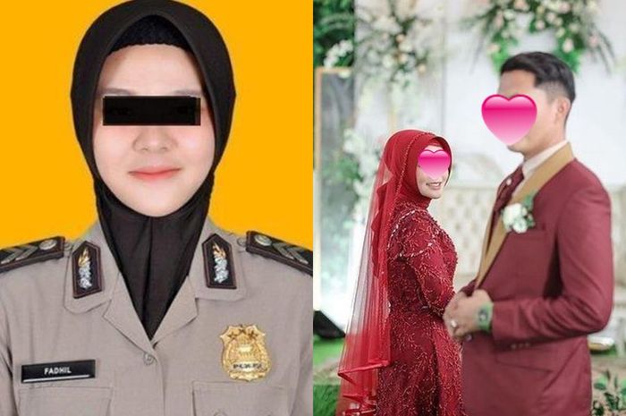 Dulu Tersenyum di Pelaminan, Polwan Cantik Kini Tega Bakar Suami Hingga Tewas, Foto Pernikahan ...