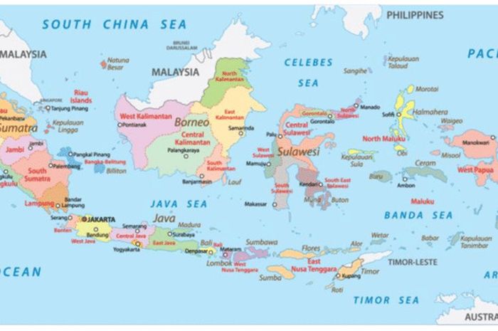 Kondisi Geografis Indonesia: Letak Geografis dan Bentuk Reliefnya - Kids