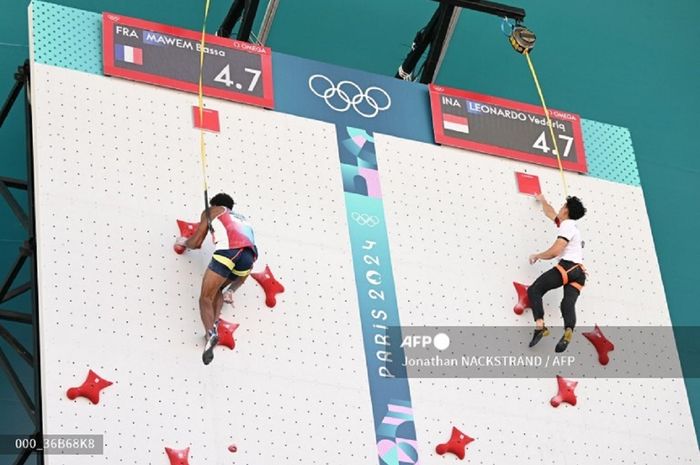 Hasil Panjat Tebing Olimpiade Paris 2024 - Rahmad Apes False Start di Kualifikasi, Veddriq ...