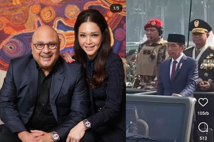 Masyaallah, Cantiknya Maia Estianty saat Jadi Tamu Undangan HUT ke-79 ...