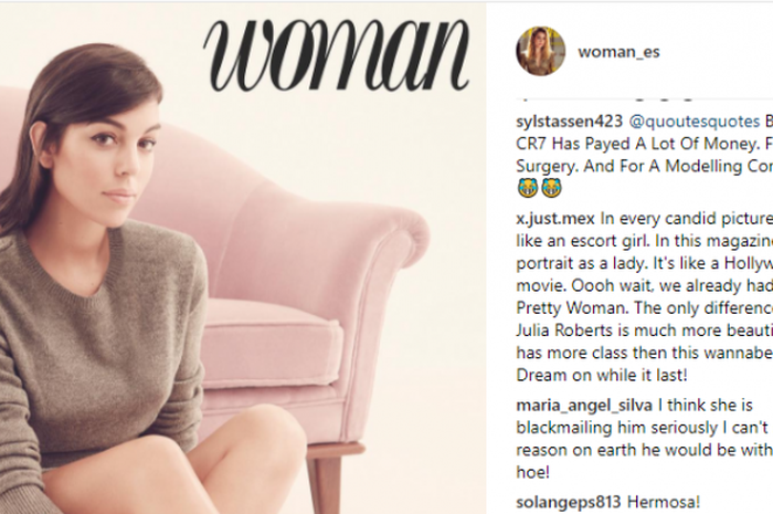 Pacar Cristiano Ronaldo Tampil Cantik di Woman Madame Figaro, tapi kok ...