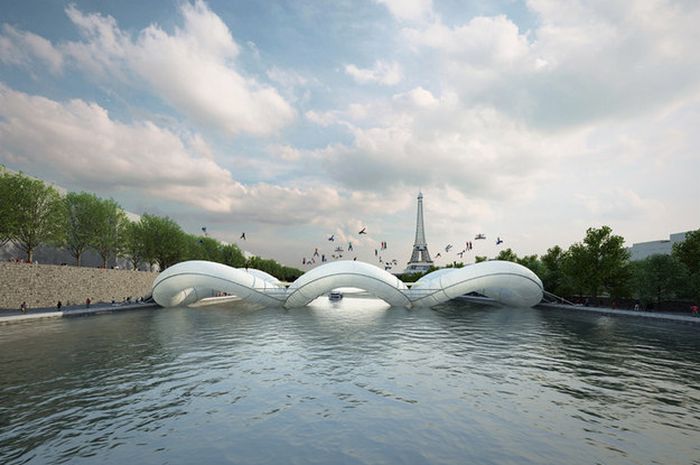 Asyiknya Bermain Trampolin Raksasa di Trampoline Bridges Paris ...