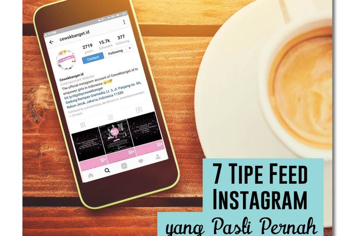 7 Tipe Feed Instagram yang Pasti Pernah Kita Temui - CewekBanget