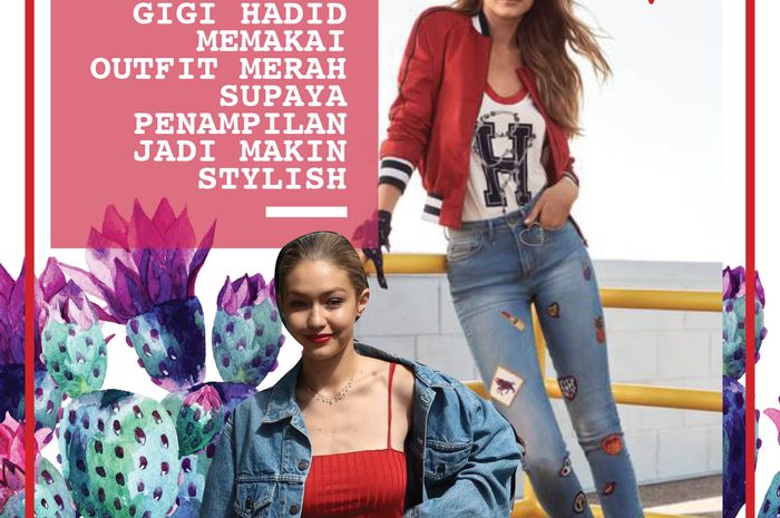Contek 10 Gaya Kece Gigi Hadid Memakai Outfit Merah Supaya Penampilan ...