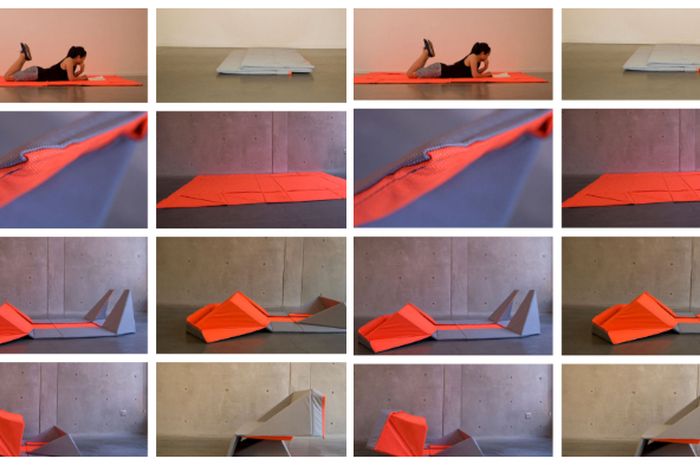 Wuih, Kayak Origami, Sofa Ini Bisa Dilipat Ringkas dan Jadi Selembar ...