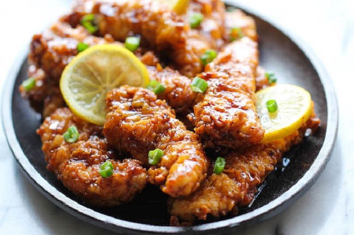 Cocok Disantap dengan Nasi Putih Hangat, Yuk Bikin Asian Lemon Chicken ...